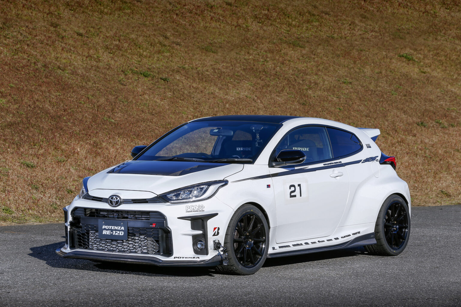 PCA GR YARIS 1 with BOSS 「 MoTeCフルコン制御で 320psオーバーを獲得！」REVSPEED筑波スーパーバトル - REVSPEED