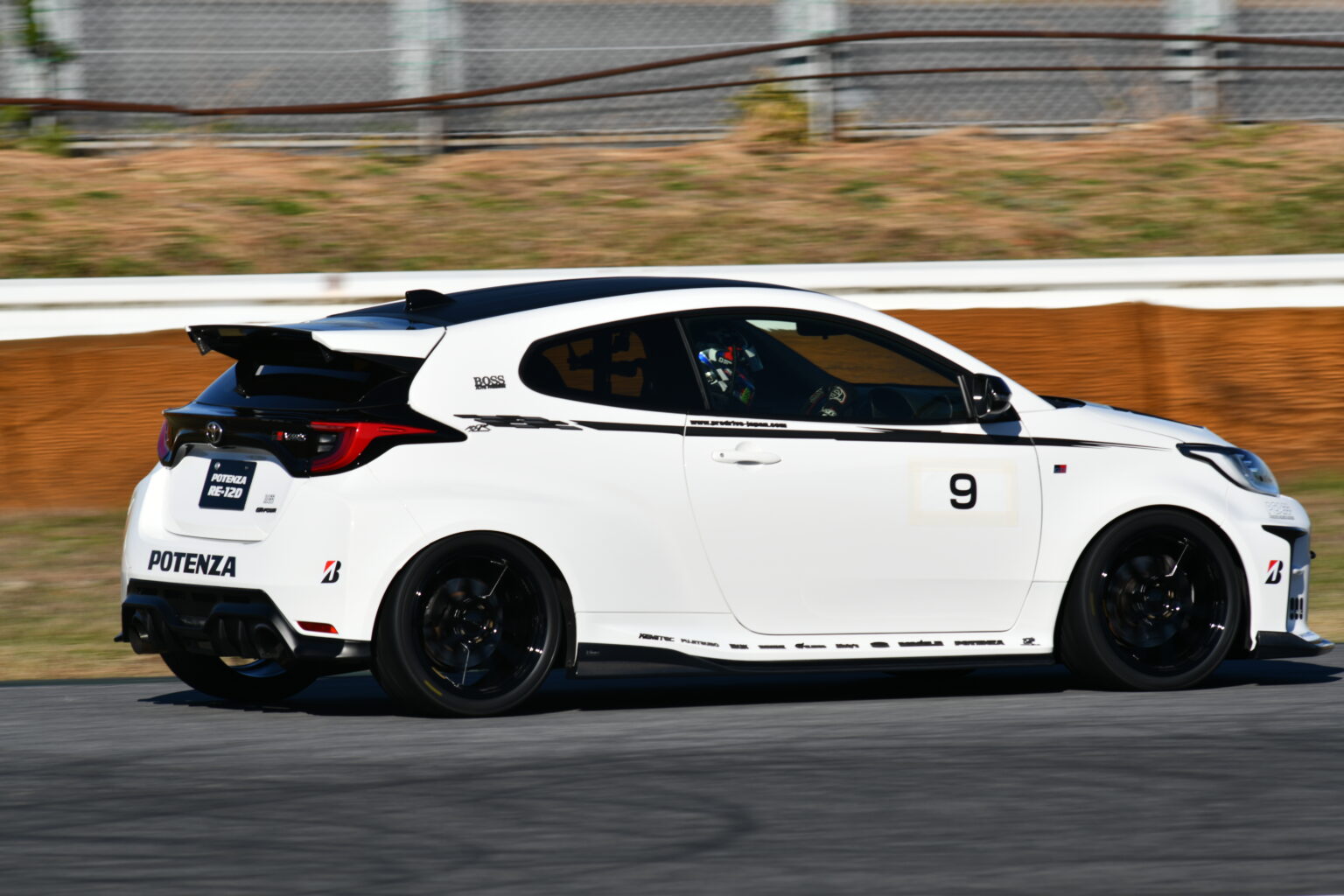 PCA GR YARIS 1 with BOSS 「ポテンザサーキットアタックのGRヤリス1号車は佐々木雅弘セッティングによるサーキット仕様」REVSPEED筑波スーパーバトル2022 ...