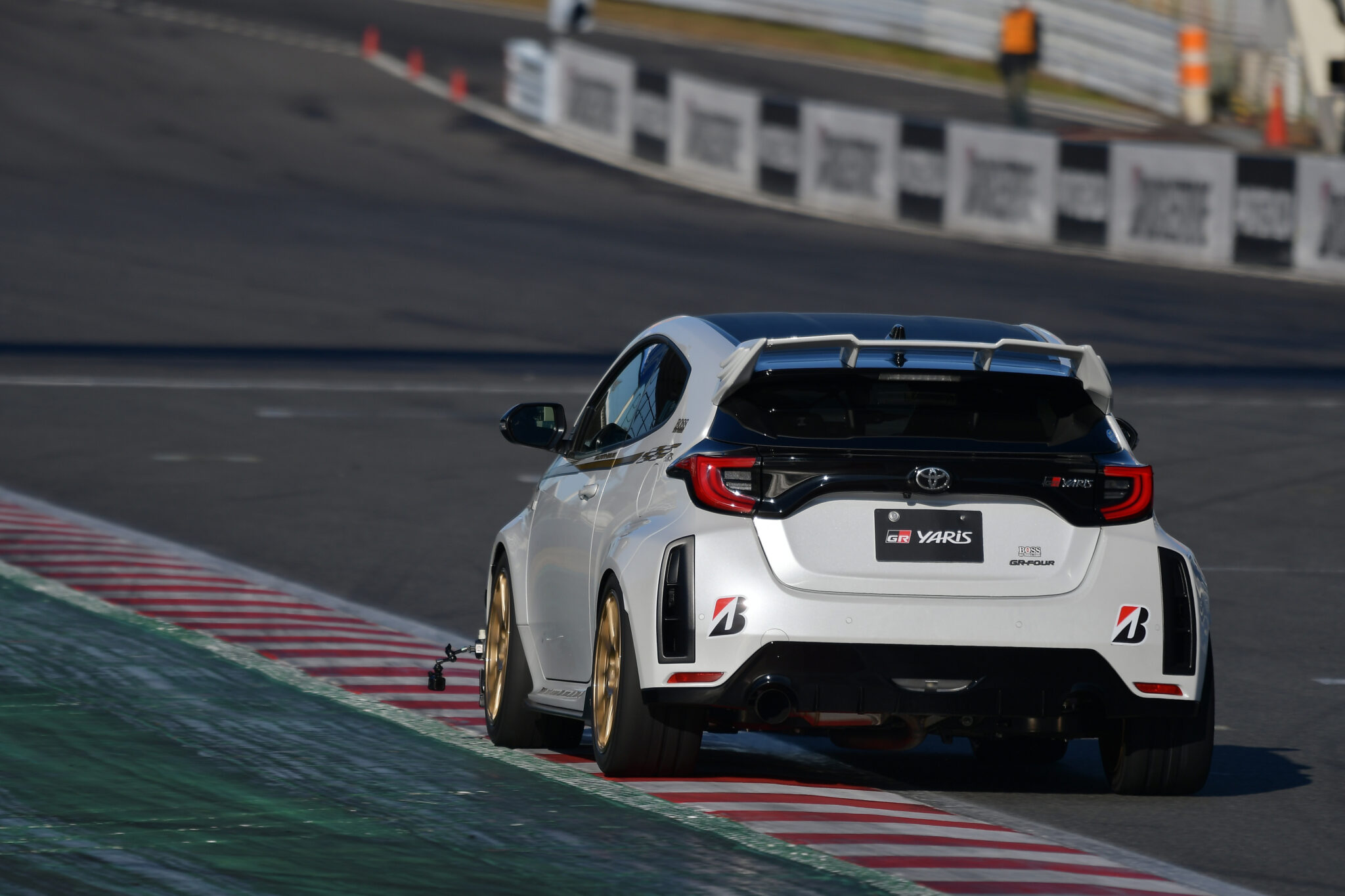 PCA GR YARIS2 with BOSS 「2号車は試作ECUでの制御を実現！」REVSPEED筑波スーパーバトル2022 - REVSPEED