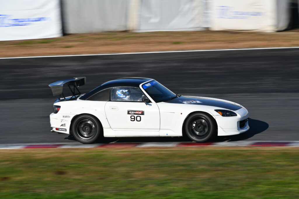 広瀬 献 AP1 S2000 「徹底的に軽量化したボディに290psエンジン。1分1秒台をマーク」全日本ジムカーナ車両筑波タイムアタック - REVSPEED