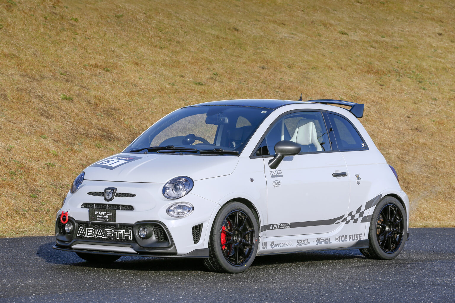 A PITオートバックス東雲 アバルト595「オリジナル試作パーツ開発で突き詰める合法チューニング」REVSPEED筑波スーパーバトル2022 - REVSPEED