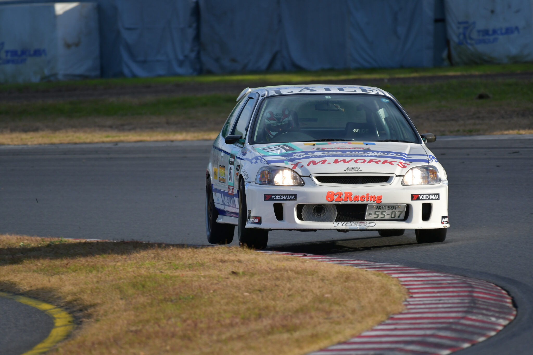 坂本 賢一郎 EK9 シビック タイプR 「最終型低走行車でつくり込まれたEK9」全日本ジムカーナ車両筑波タイムアタック - REVSPEED