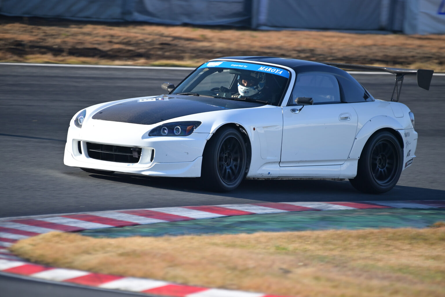 広瀬 献 AP1 S2000 「徹底的に軽量化したボディに290psエンジン。1分1秒台をマーク」全日本ジムカーナ車両筑波タイムアタック - REVSPEED