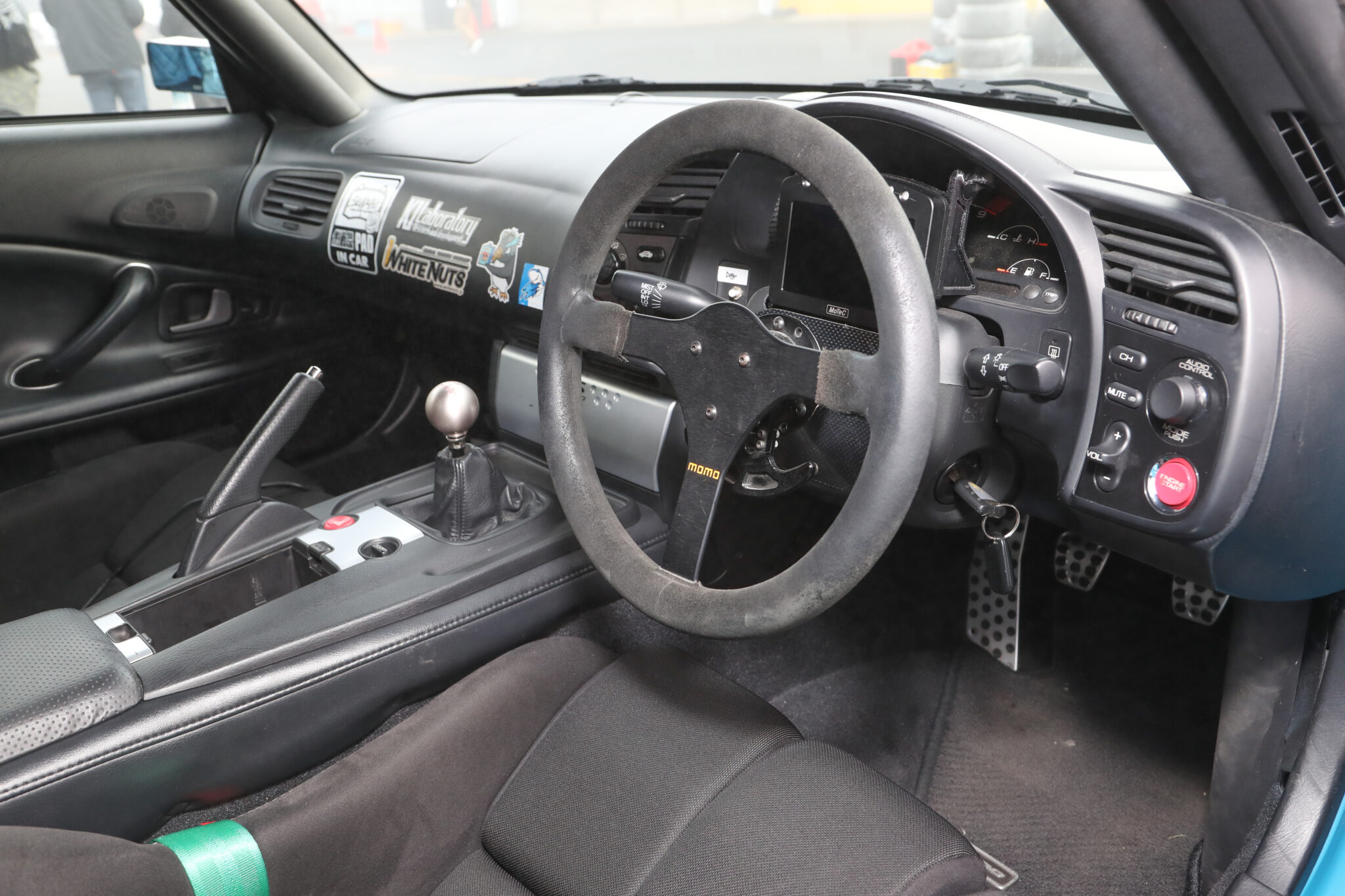 K1ラボラトリー AP1 S2000「エアコンなどを装備する2.2ℓエンジンLINK制御仕様」REVSPEED筑波スーパーバトル2022 - REVSPEED