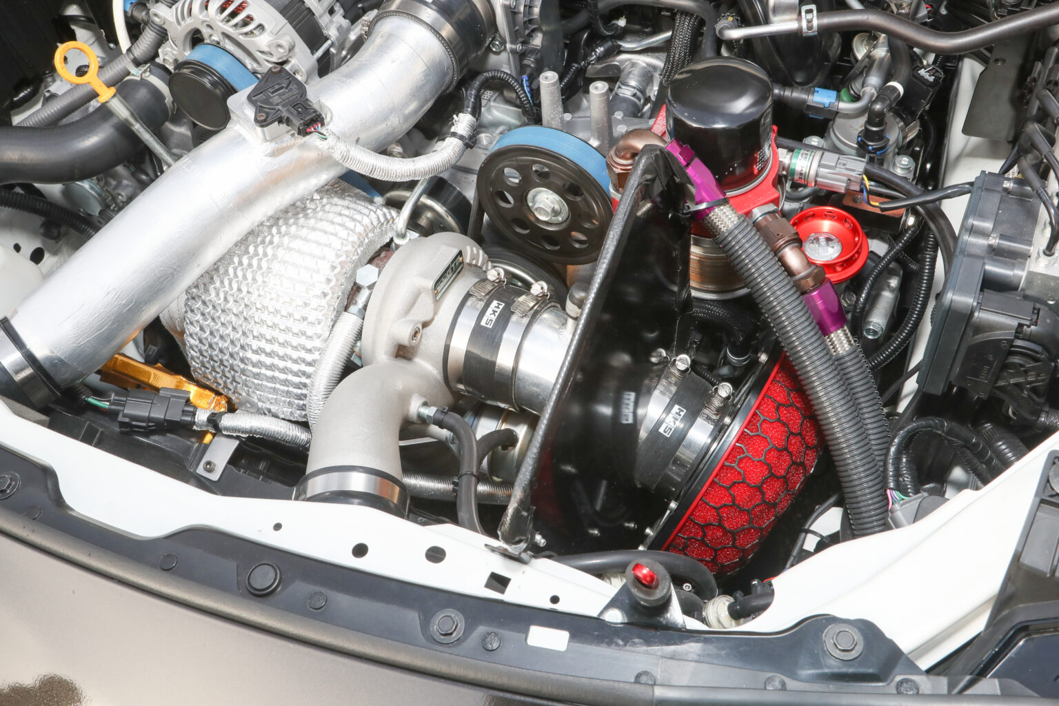 HKS Racing Performer GR86「ターボ化で450㎰を発揮する純正エンジンの限界スペック」REVSPEED筑波スーパーバトル2022 - REVSPEED