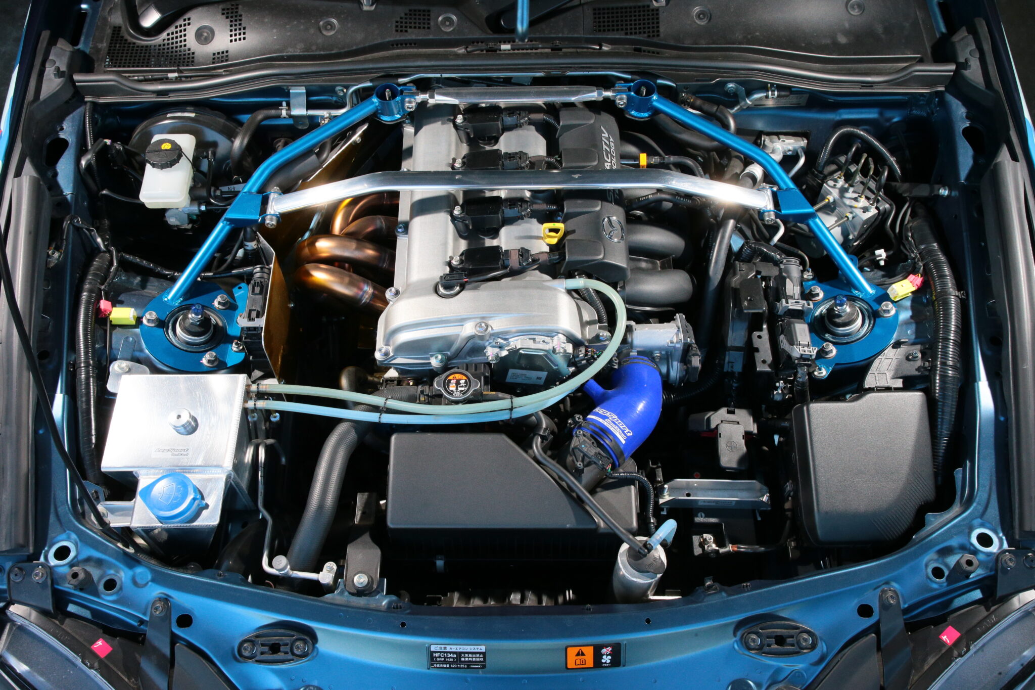 LEG MOTOR SPORT ND5RC ROADSTER 2ℓエンジン換装のND5RC改 ダンパー仕様変更などで走りの進化を図る - REVSPEED