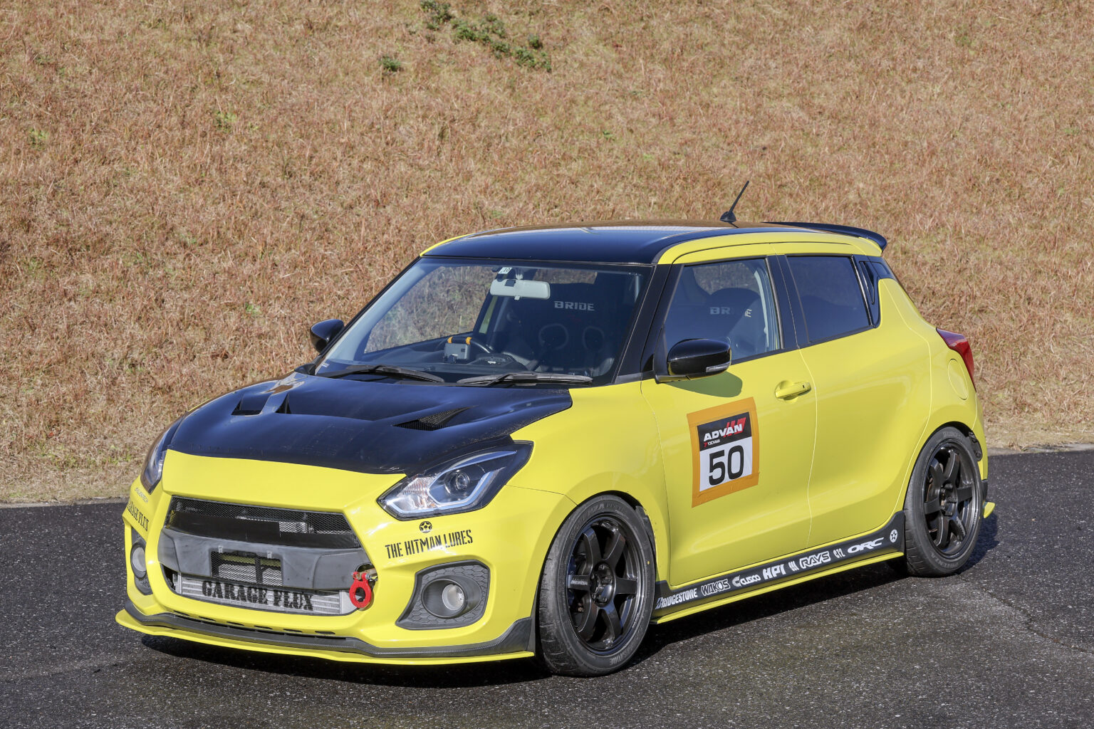 パワーアップと空力、軽量化でストリートEVOクラスに移行「ガレージ フラックス ZC33Sスイフトスポーツ」 12/19開催REVSPEED 筑波スーパーバトル事前情報 - REVSPEED