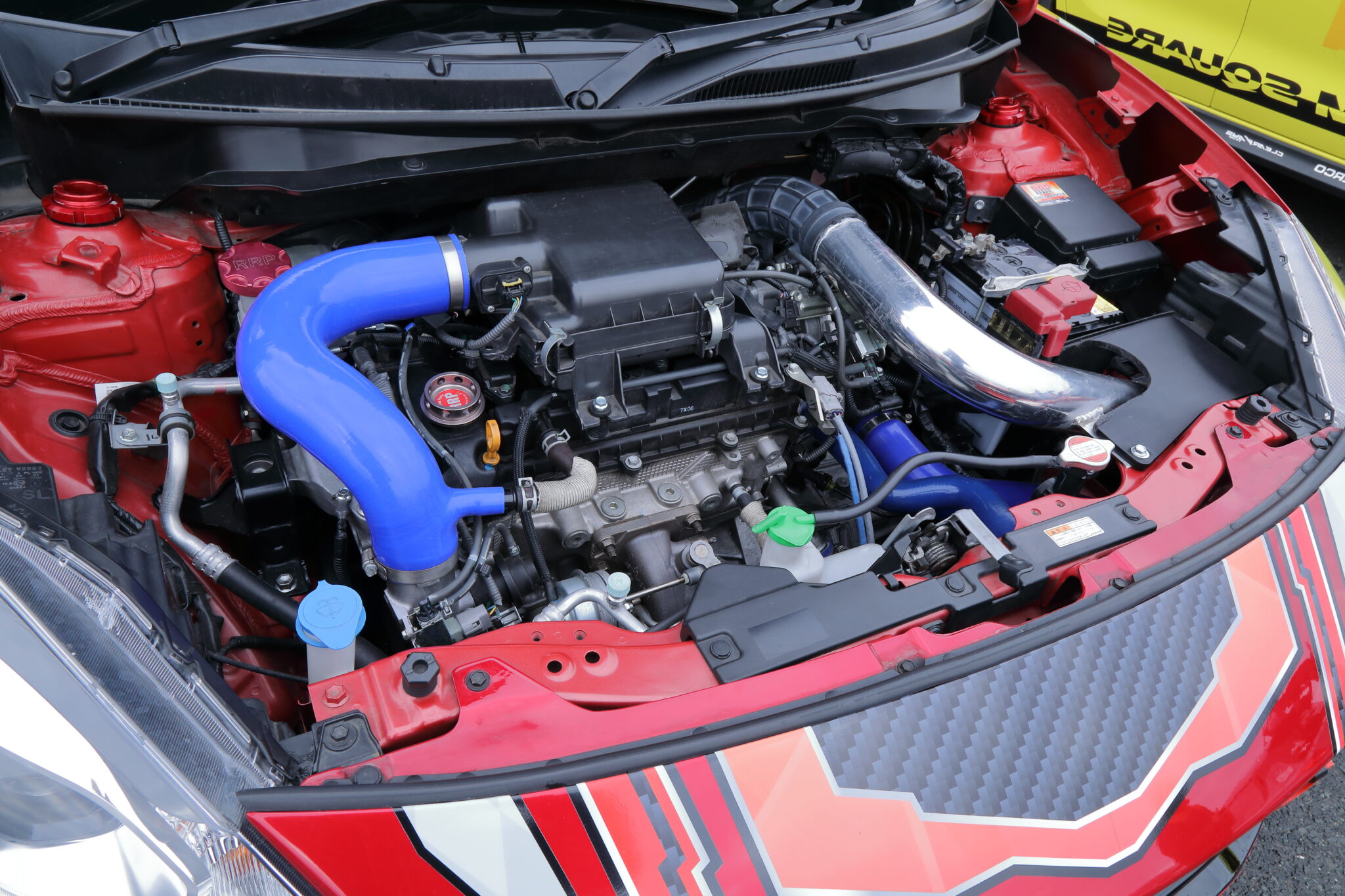 16インチホイールにも対応する新作のブレーキキャリパーを装着「アールズ ZC333S スイフトスポーツ」筑波スーパーバトル - REVSPEED